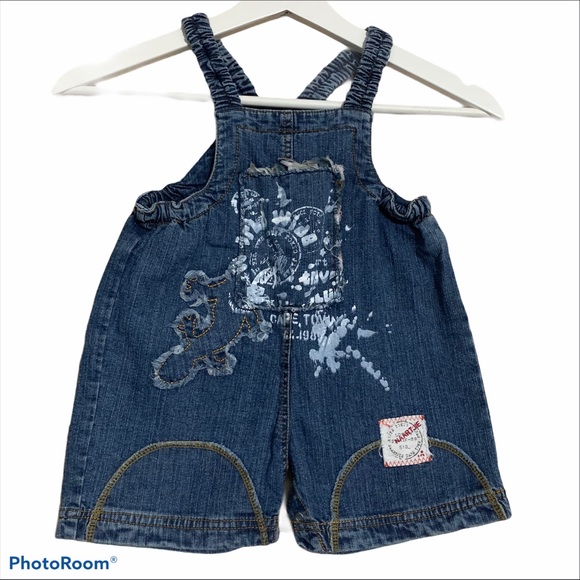 naartjie | Other | Naartjie 6 2 M Boy Lizard Denim Romper Gecko | Poshmark